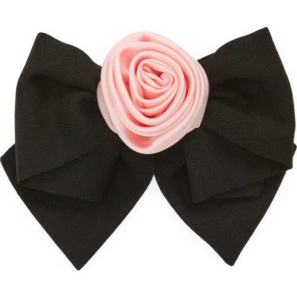 Sandy Liang Corsage Bow Clip In Lite Strawberry - 40% Off
